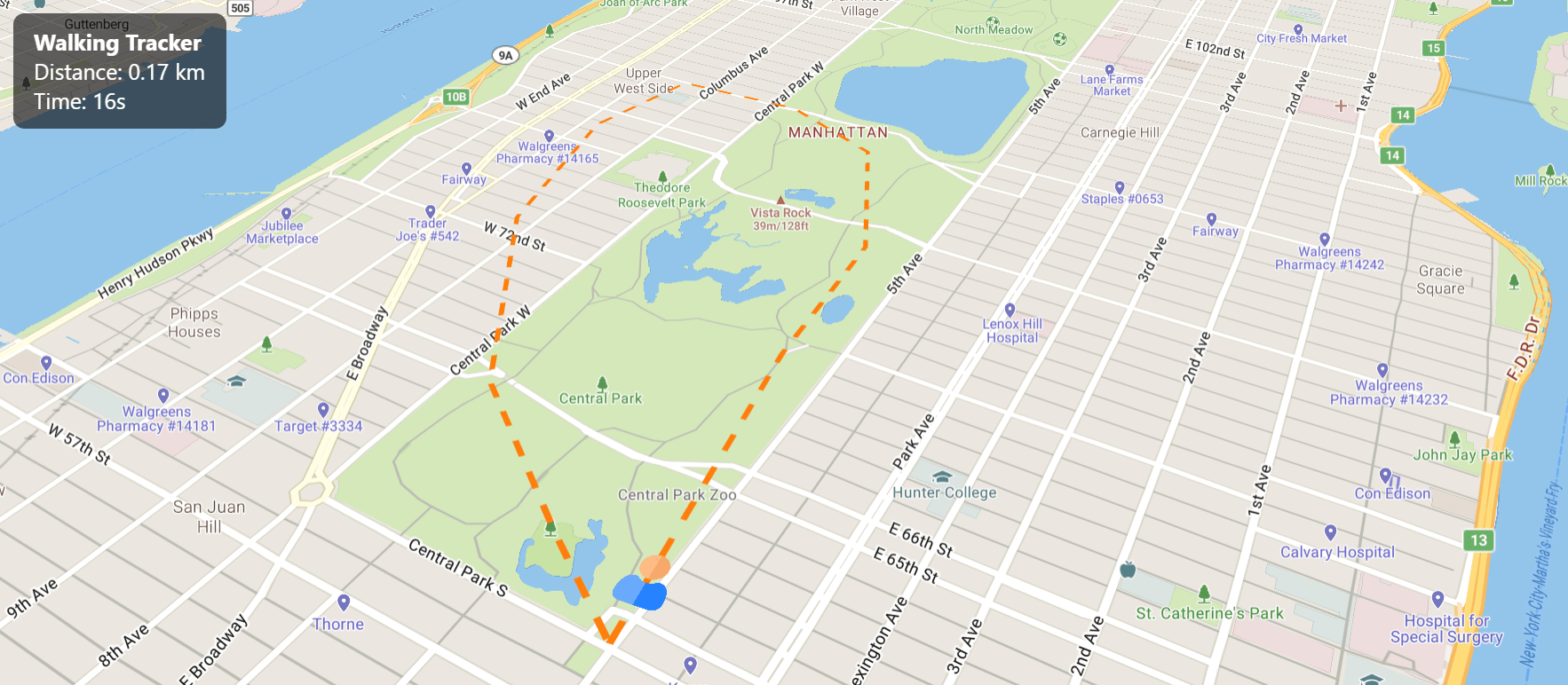 Walking Tracker | JavaScript Maps SDK